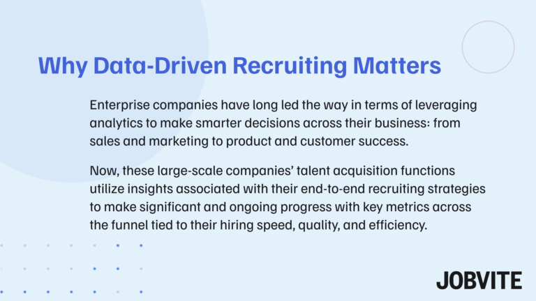 Data-Driven Recruiting: Key to Talent Acquisition Success | Jobvite