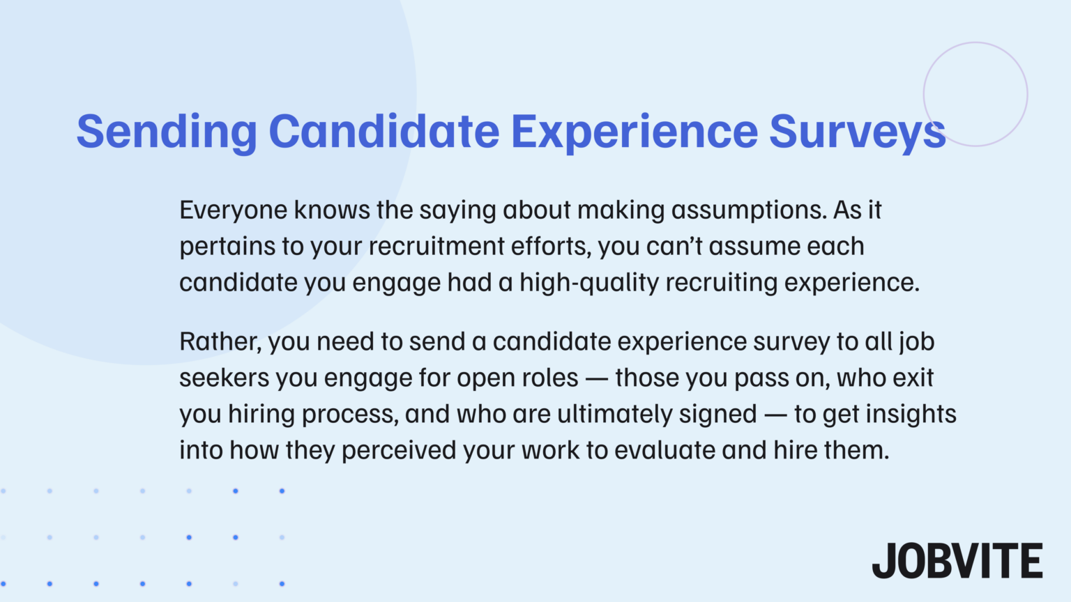 Making the Most of Your Candidate Experience Survey | Jobvite