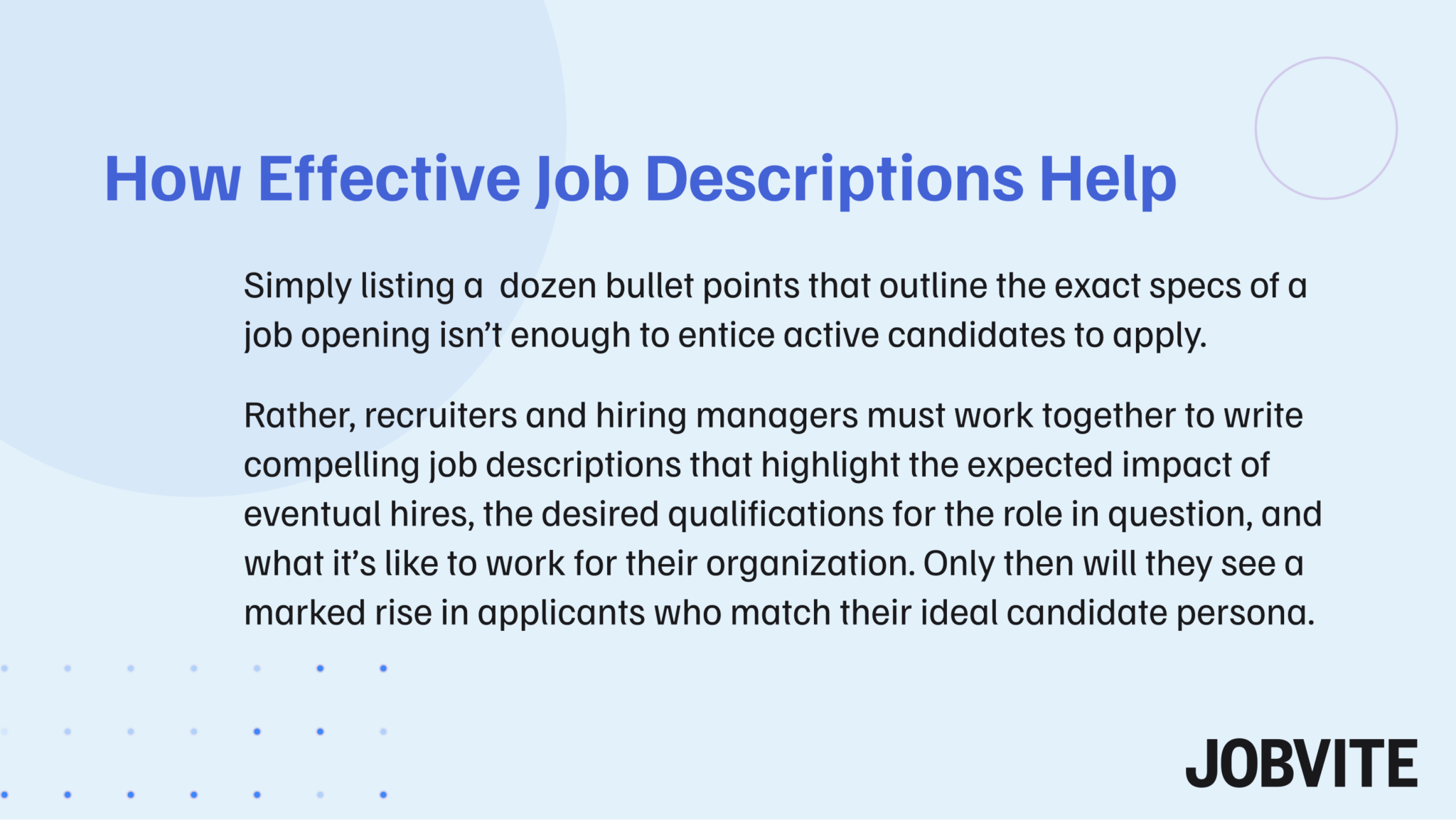 How to Write Job Descriptions: A Hiring Team Guide | Jobvite