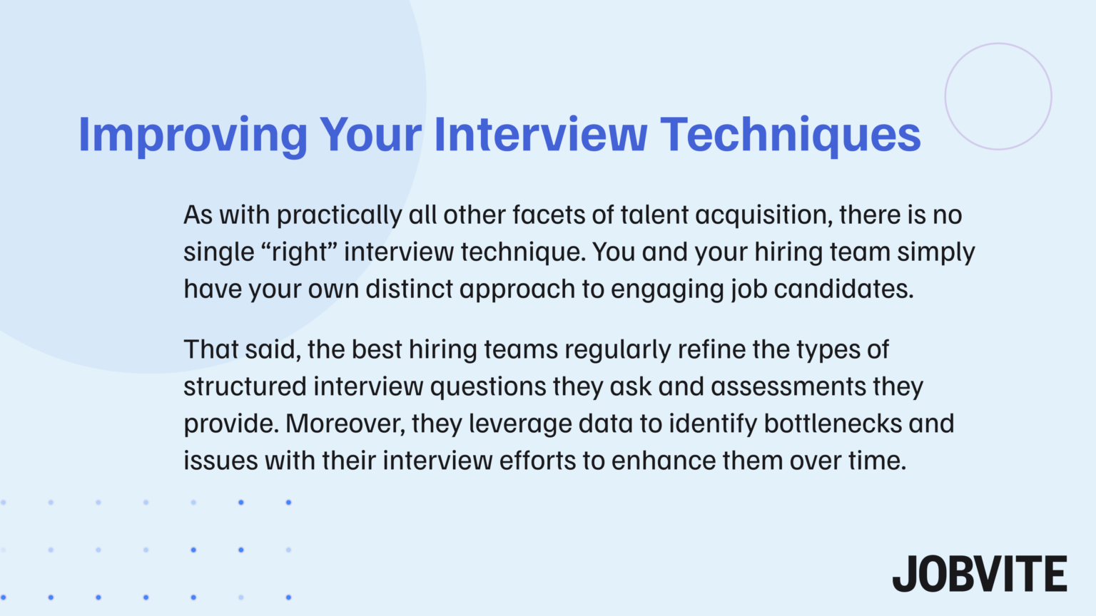 What Are the Most Effective Interview Techniques? | Jobvite