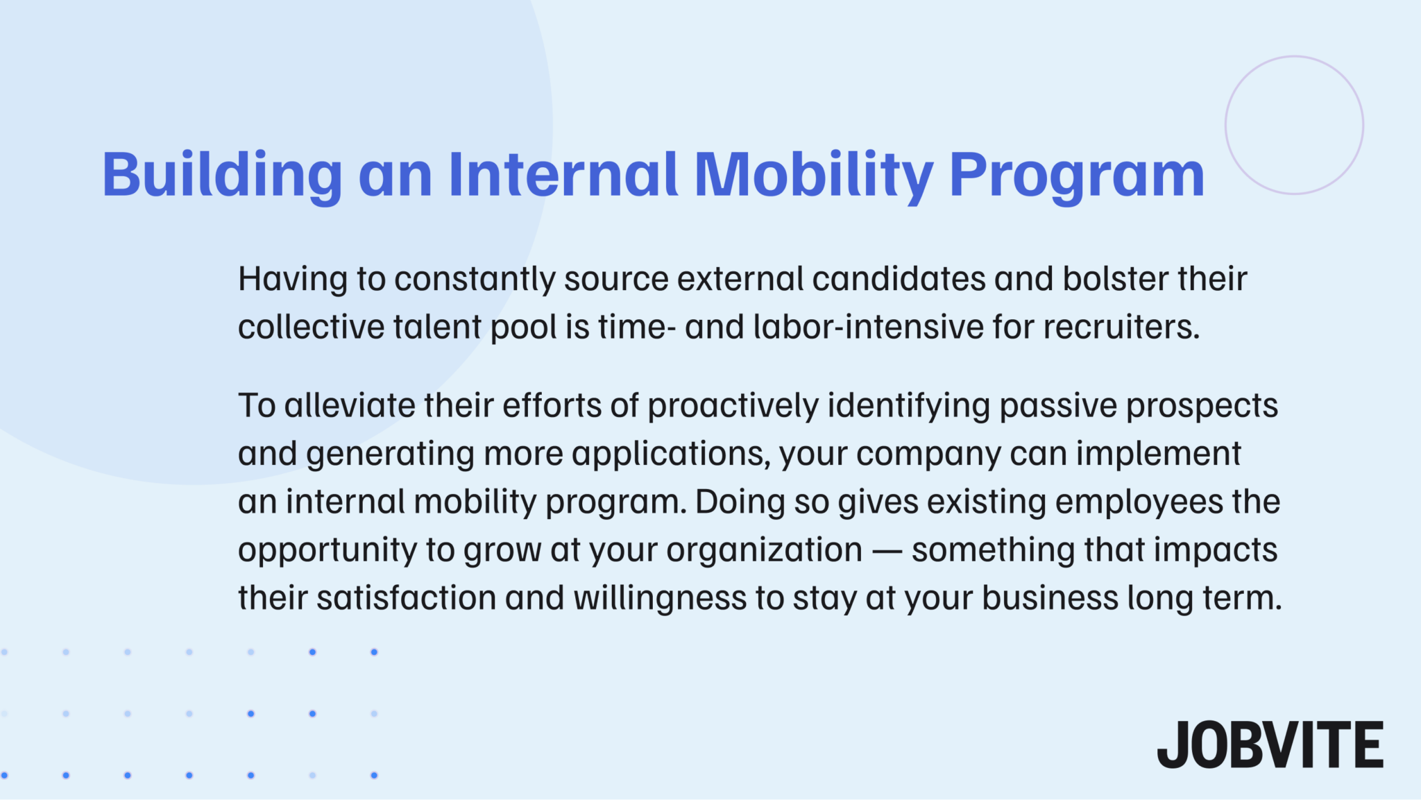 Internal Mobility: Essential for Organizational Success | Jobvite