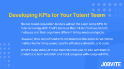 15 Recruiting KPIs to Assign to Your Talent Acquisition Team | Jobvite