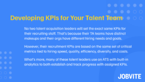 15 Recruiting KPIs to Assign to Your Talent Acquisition Team | Jobvite